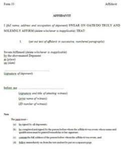 Australian Affidavit Template (Free Templates & Legal Tips)