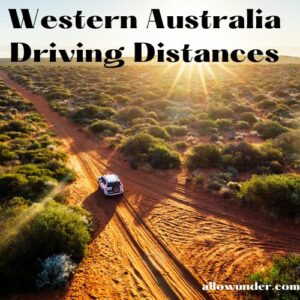 Western Australia Driving Distances - Australian Facts And Figures ...